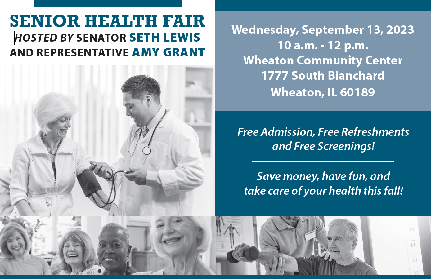 Senator Seth Lewis & Representative Amy Grant to Co-Host Free Senior ...