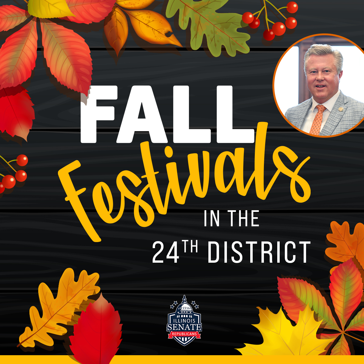 Fall Festivals In and Around the 24th District - Senator Lewis